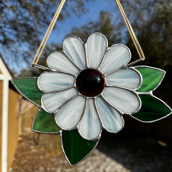 Stained Glass Daisy - Etsy