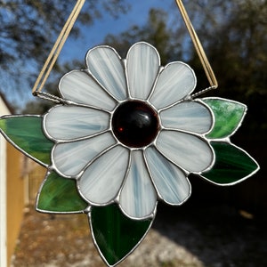 Daisy Flower - Stained Glass Preorder - Etsy