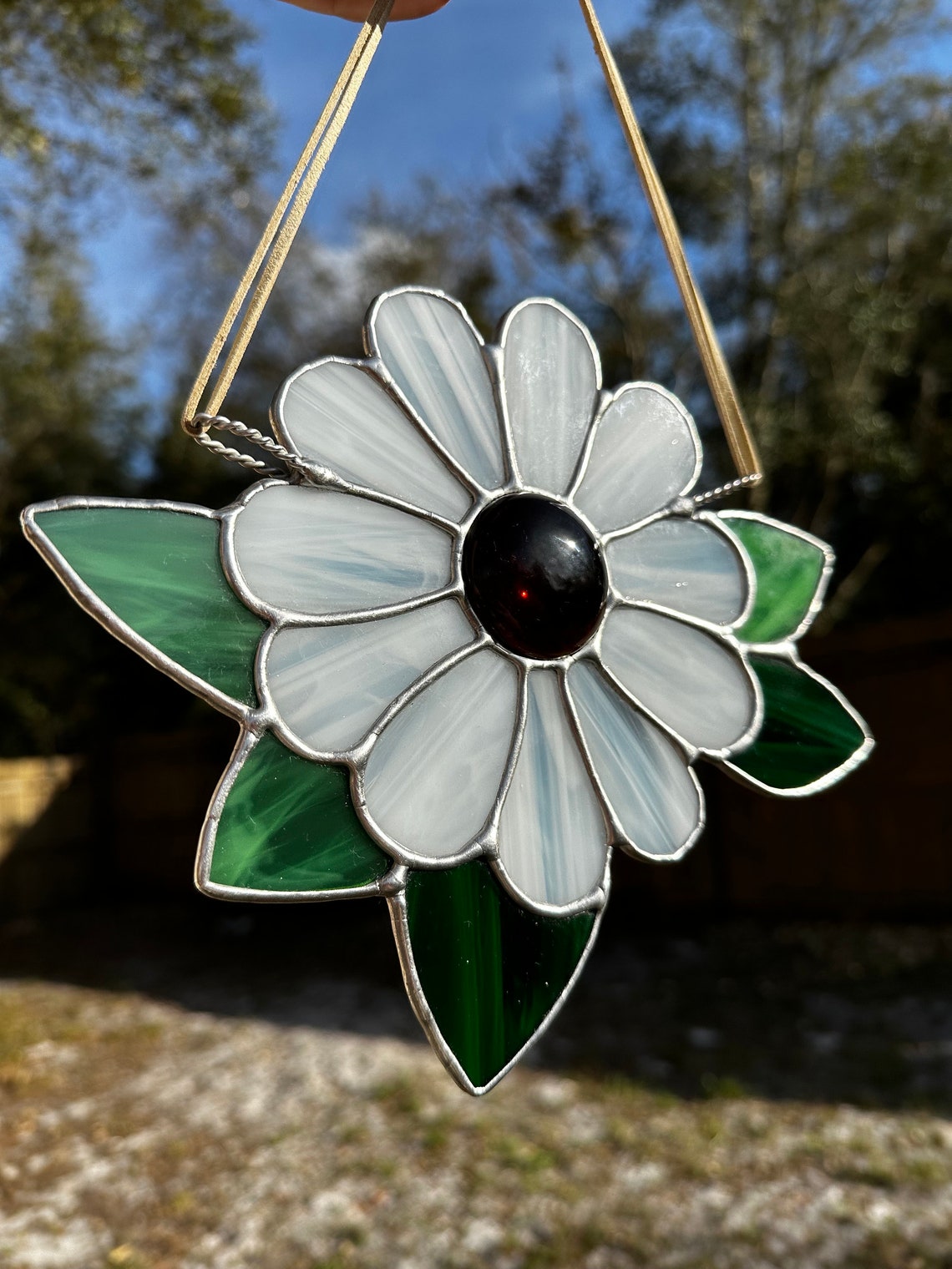 Daisy Flower - Stained Glass Preorder - Etsy