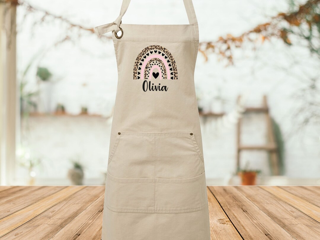 Name Apron, Personalised Apron, Custom Apron, Canvas Apron, Baking ...
