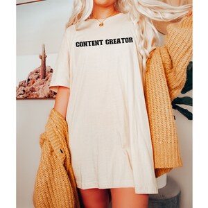 Content Creator Shirt, Influencer T-shirt, Small Business Owner Tshirt ...