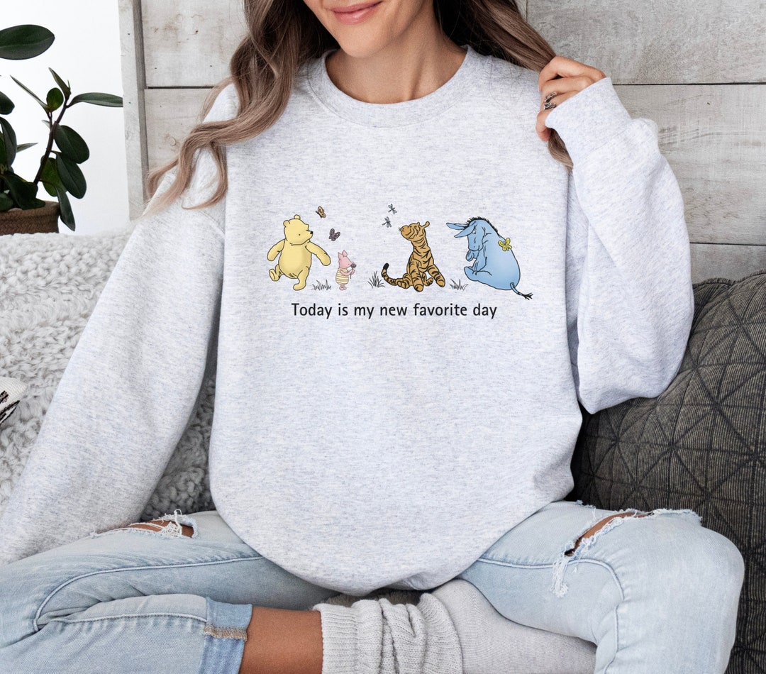 Classic Winnie the Pooh Sweatshirt, Winnie the Pooh Crewneck, Classic ...