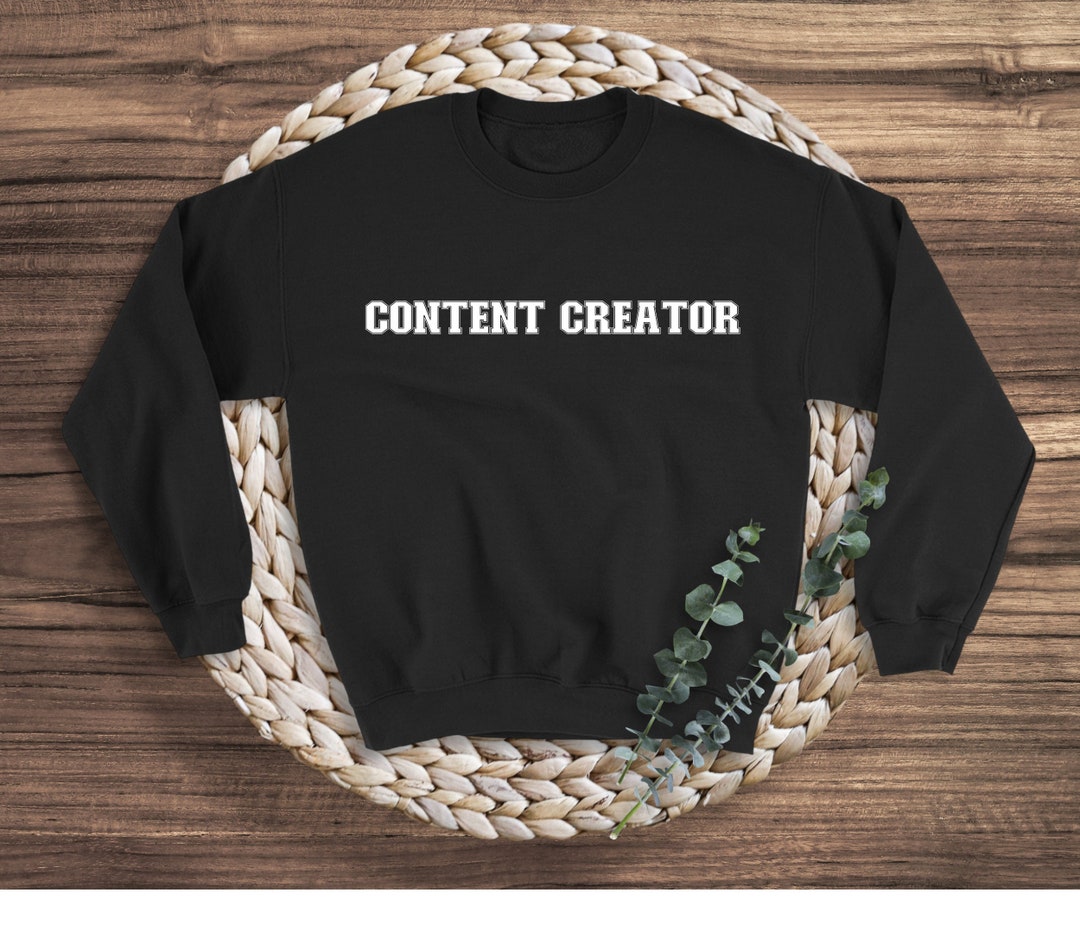 Content Creator Sweatshirt, Influencer Sweater, Digital Creator ...