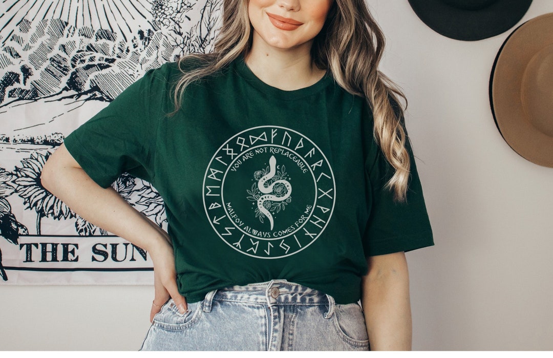 Manacled Runes Shirt, Dramione T-shirt, HP Fanfiction Tshirt, Fanfic ...