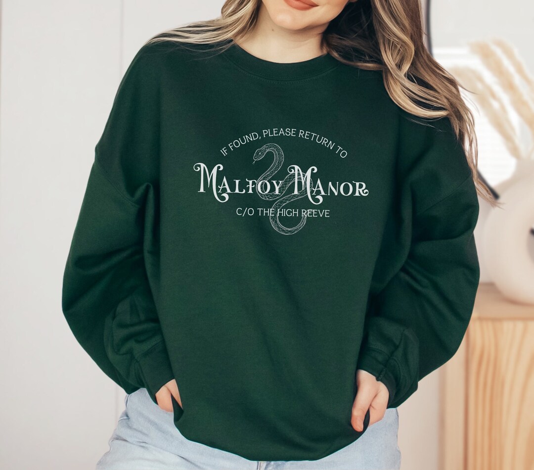 High Reeve Sweatshirt, Malfoy Manor Crewneck, Dramione Fanfic, HP ...