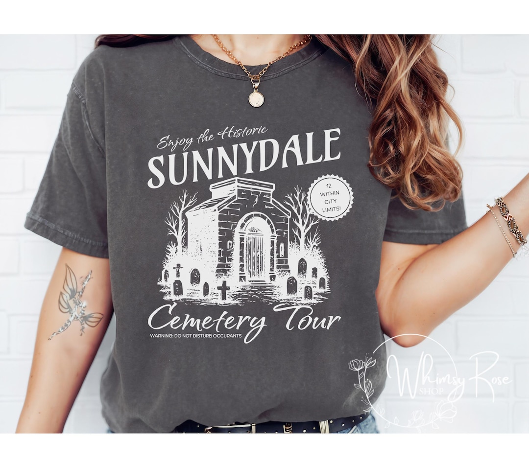 Sunnydale Cemetery Tour Shirt, Buffy Comfort Colors Tee, Vampire Slayer ...