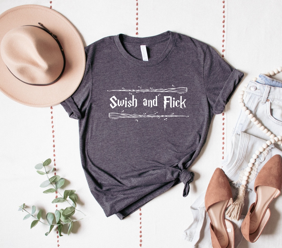 Swish and Flick Shirt, Magic School Tshirt, Wizard School T-shirt ...