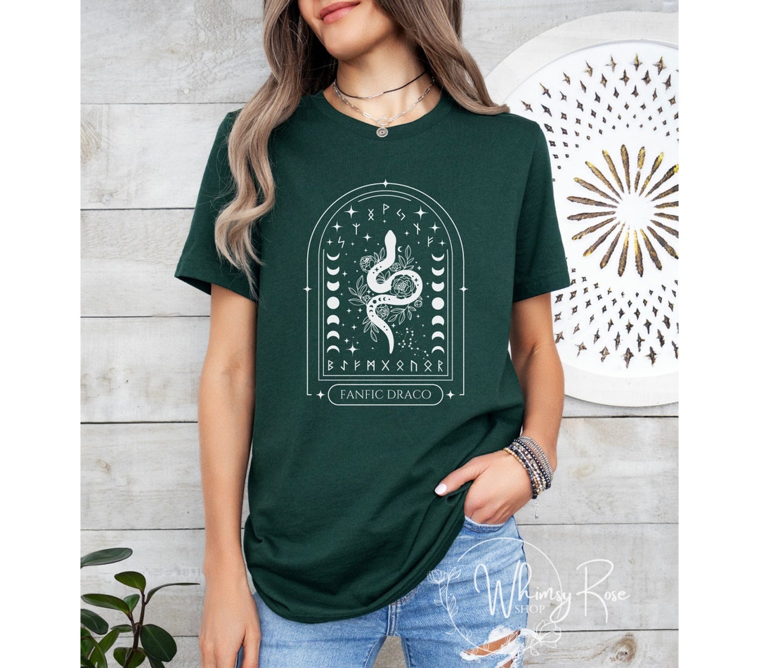 Fanfic Draco Shirt, Dramione Fanfiction T-shirt, Malfoy Tee, AO3 Merch ...