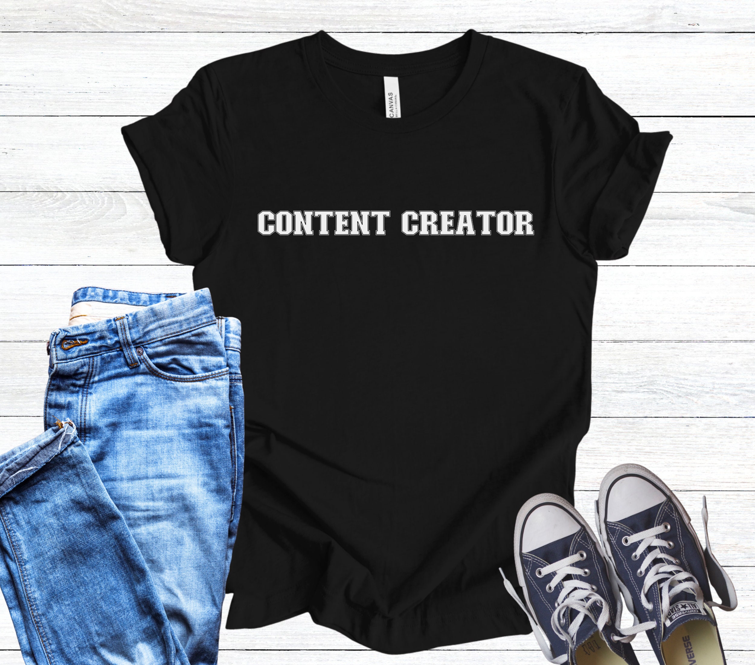 Content Creator Shirt Influencer T-shirt Small Business - Etsy