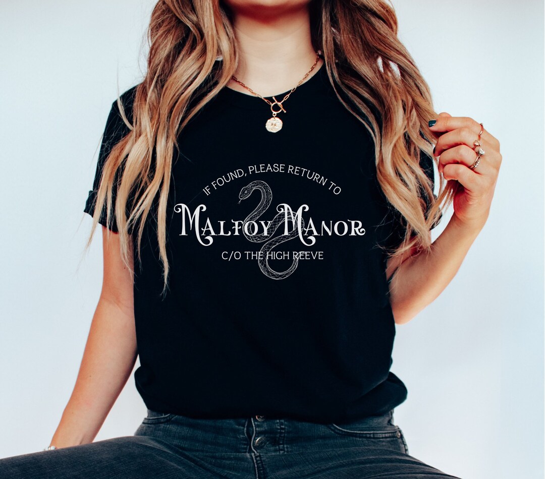 Malfoy Manor Tshirt, High Reeve T-shirt, Dramione Fanfic Tee, HP ...