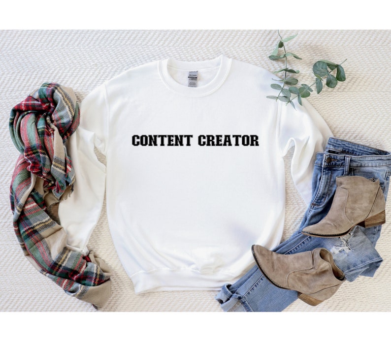 Content Creator Sweatshirt Influencer Sweater Digital - Etsy
