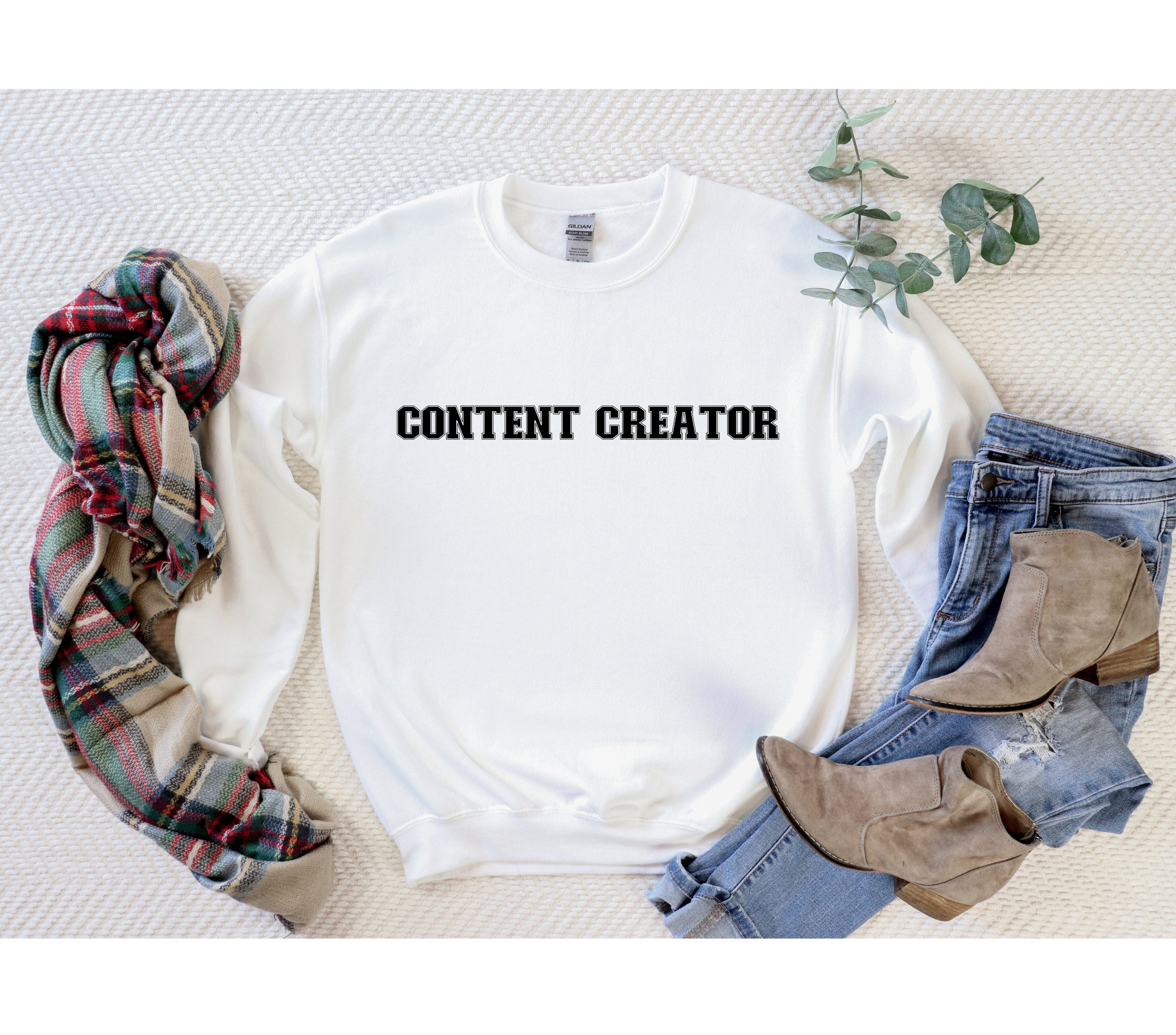 Content Creator Sweatshirt Influencer Sweater Digital - Etsy