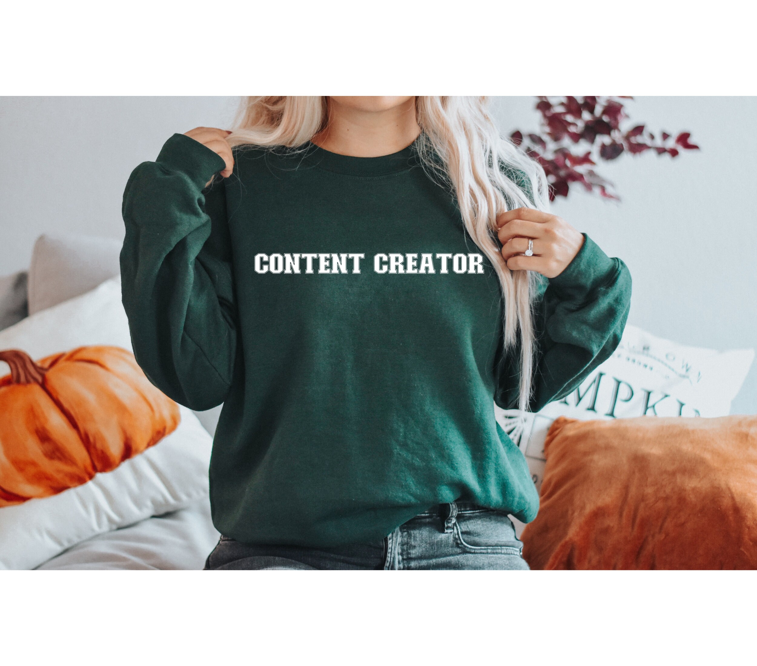 Content Creator Sweatshirt Influencer Sweater Digital - Etsy