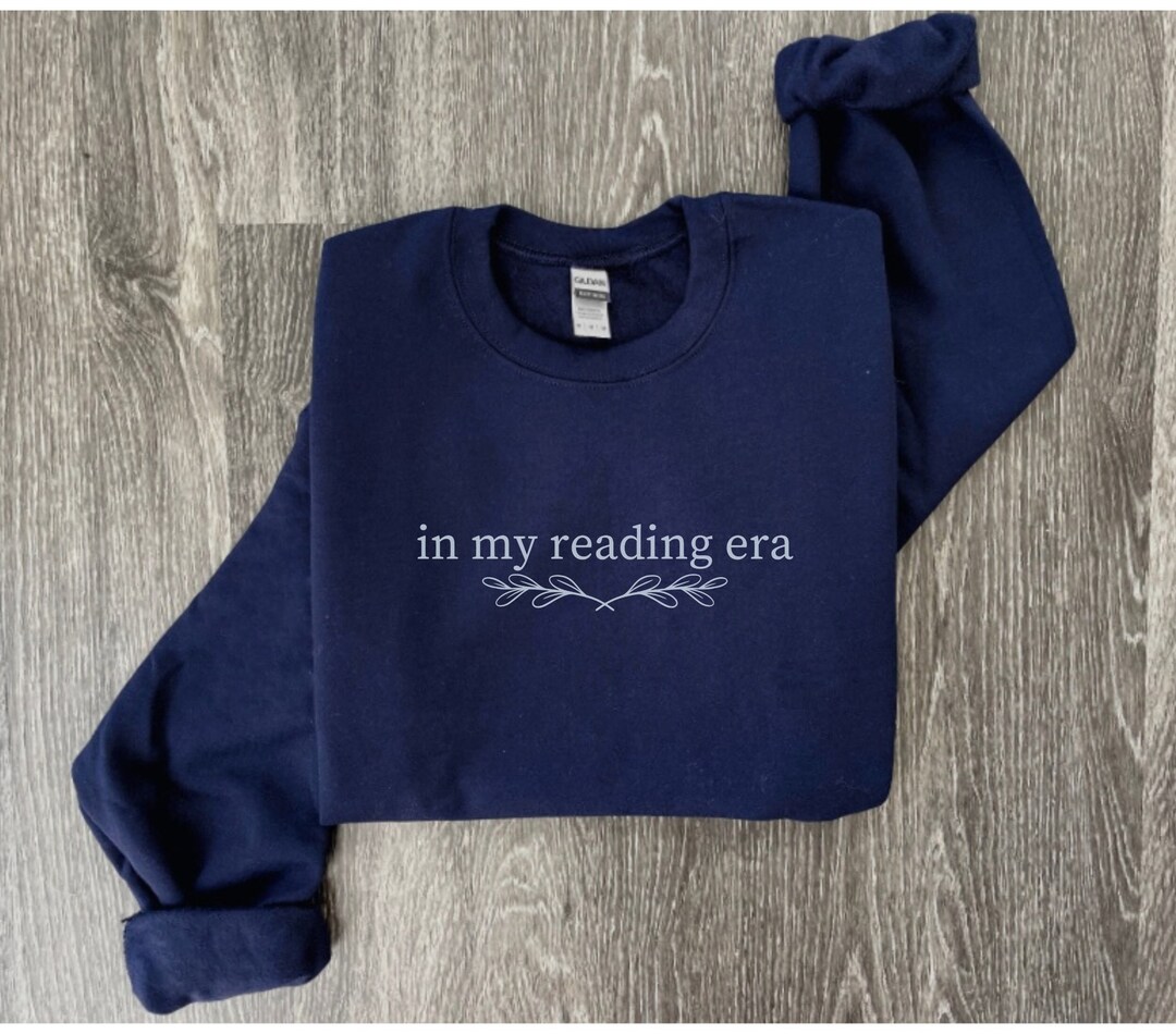 In My Reading Era Sweatshirt, Bookish Crewneck, Book Lover Gift, Gift ...