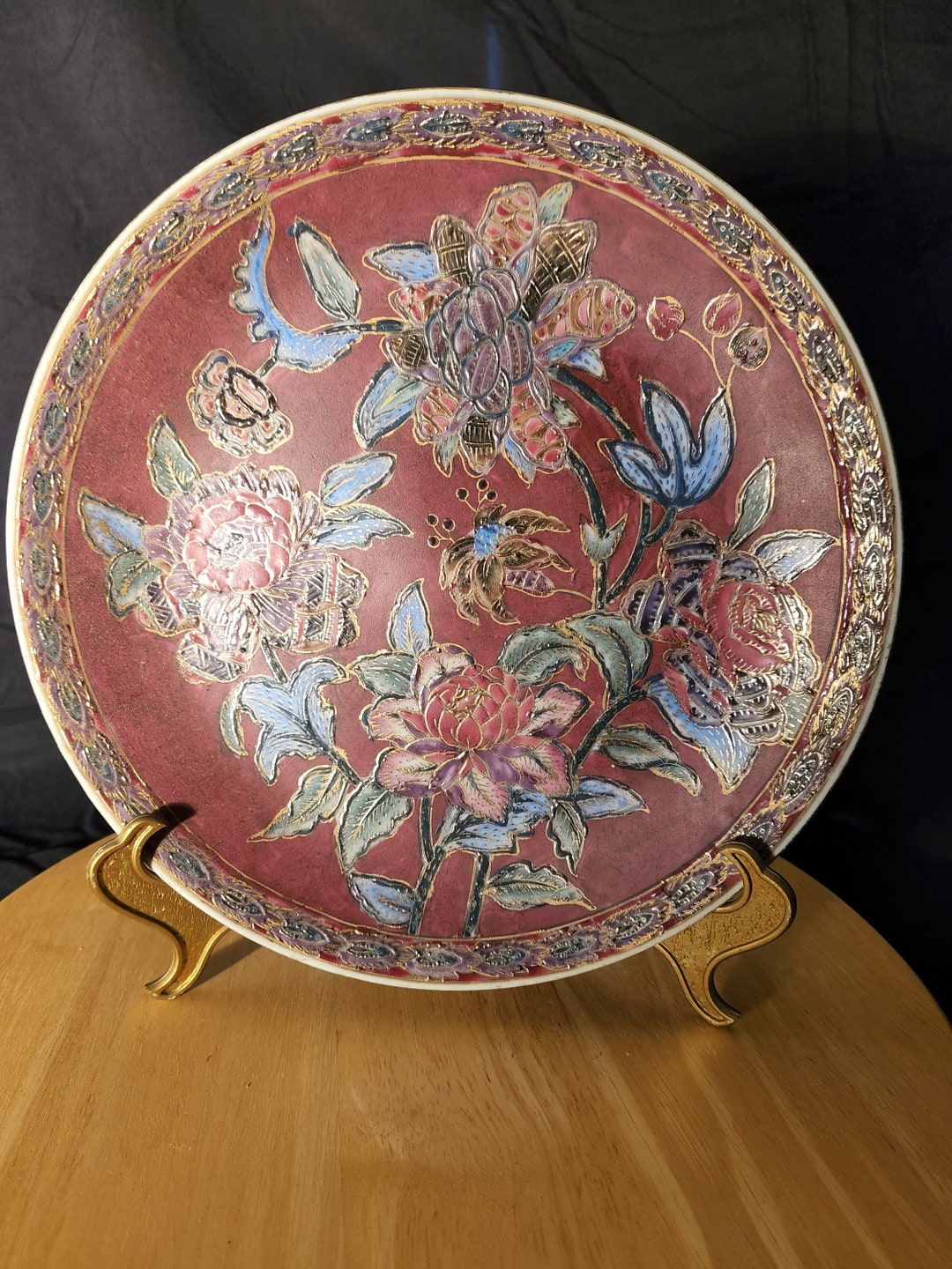 VINTAGE 10" Hand Painted Classic Traditions Plate Offered by Jcpenney ...