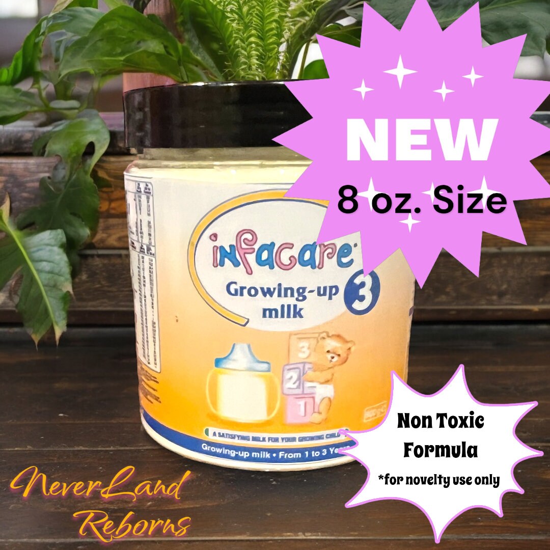 Powdered Formula for Reborns, Baby Alive and More. Large 8 Oz Packed ...