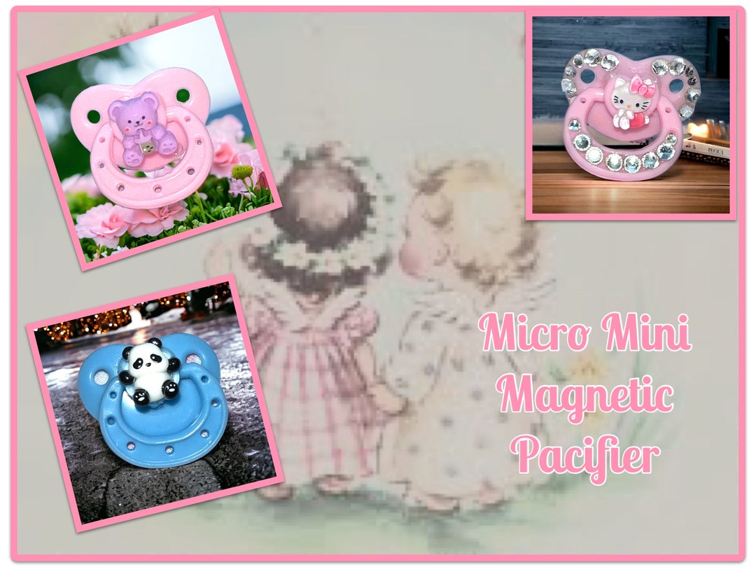 Micro Preemie Magnetic Pacifier for Reborns and Baby Dolls. Matching ...