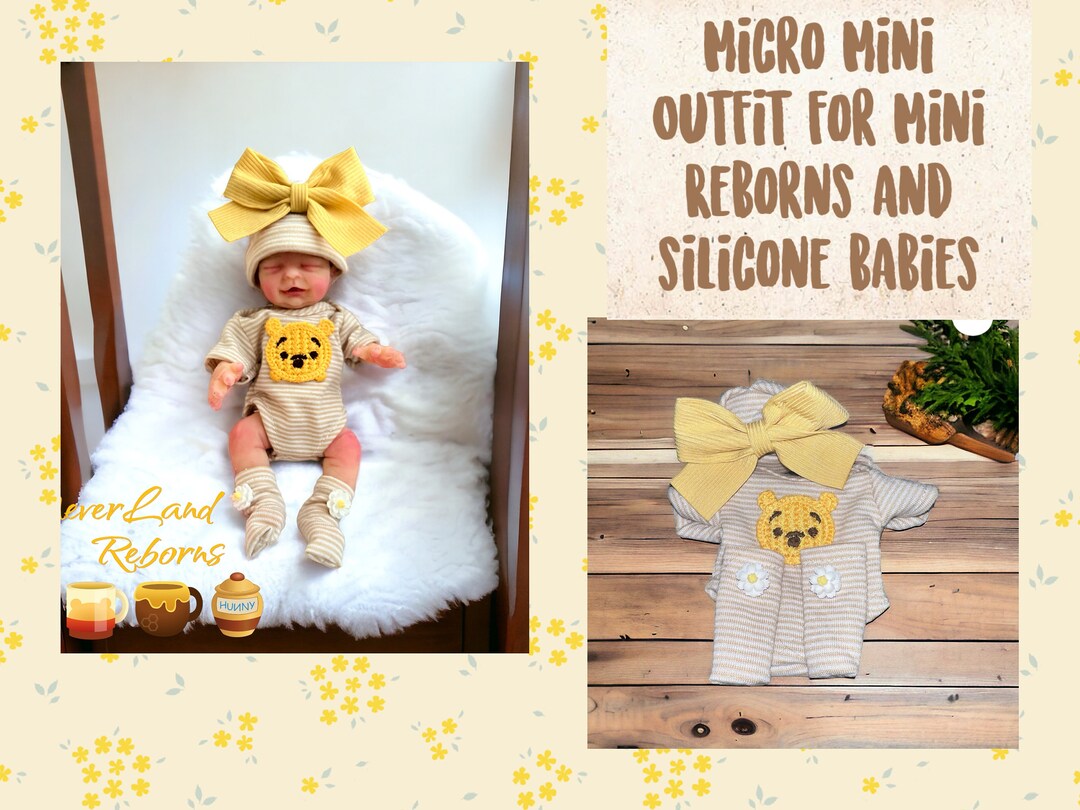 Micro Mini Outfit for Mini Reborns and Silicone Babies - Etsy