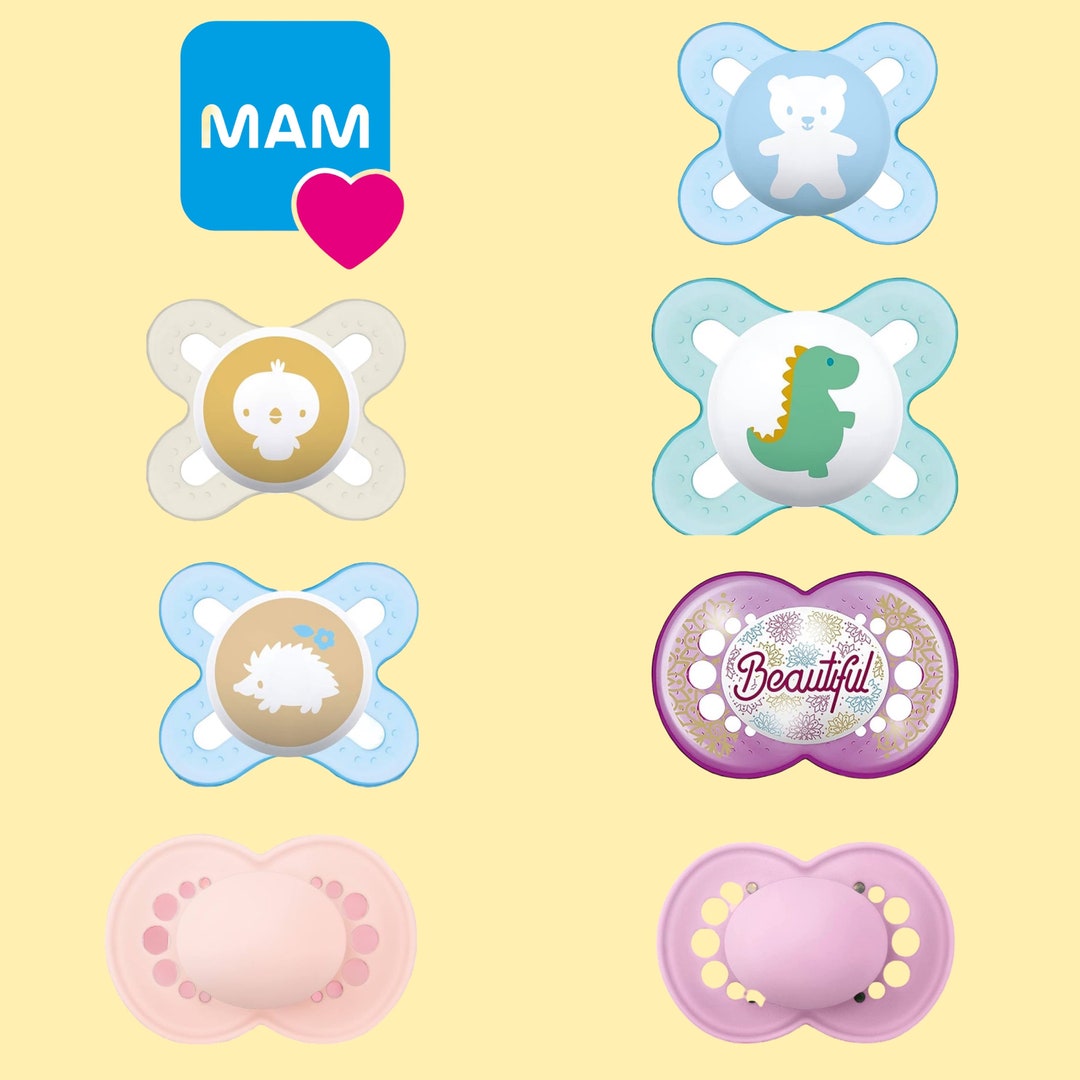 MAM Brand Pacifier for Reborn and Silicone Babies. Choice of Modification. Includes Extra Magnet ...