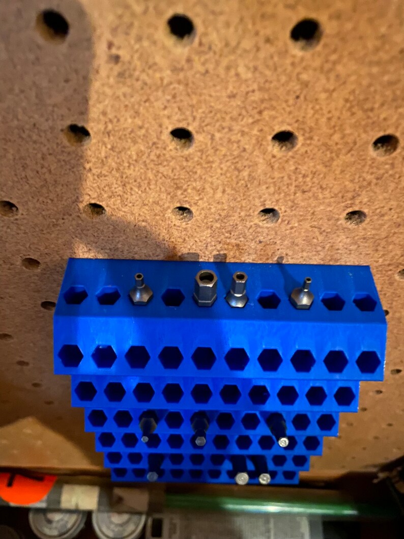 Pegboard Bit Holder for 70 Bits - Etsy