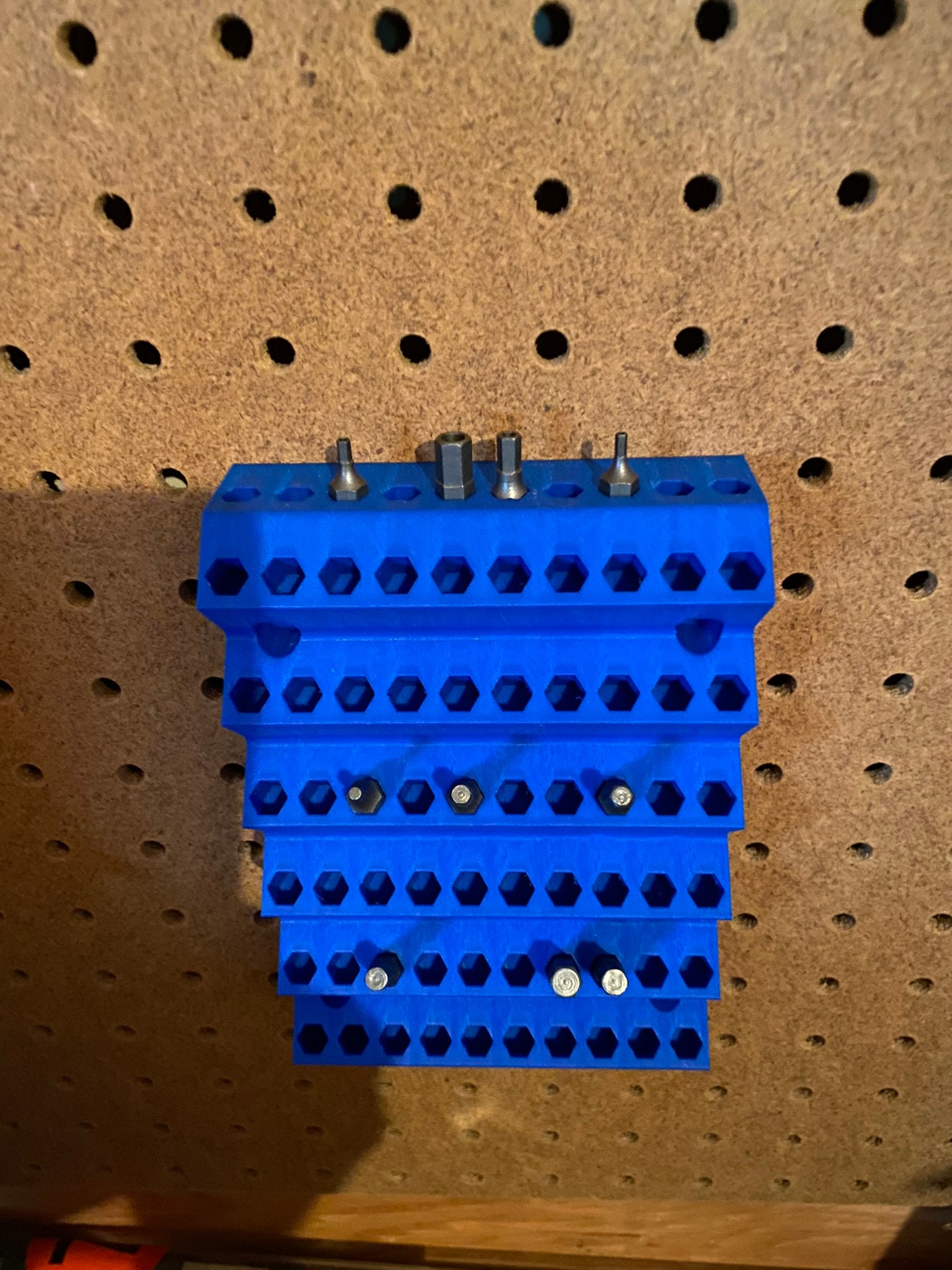 Pegboard Bit Holder for 70 Bits - Etsy