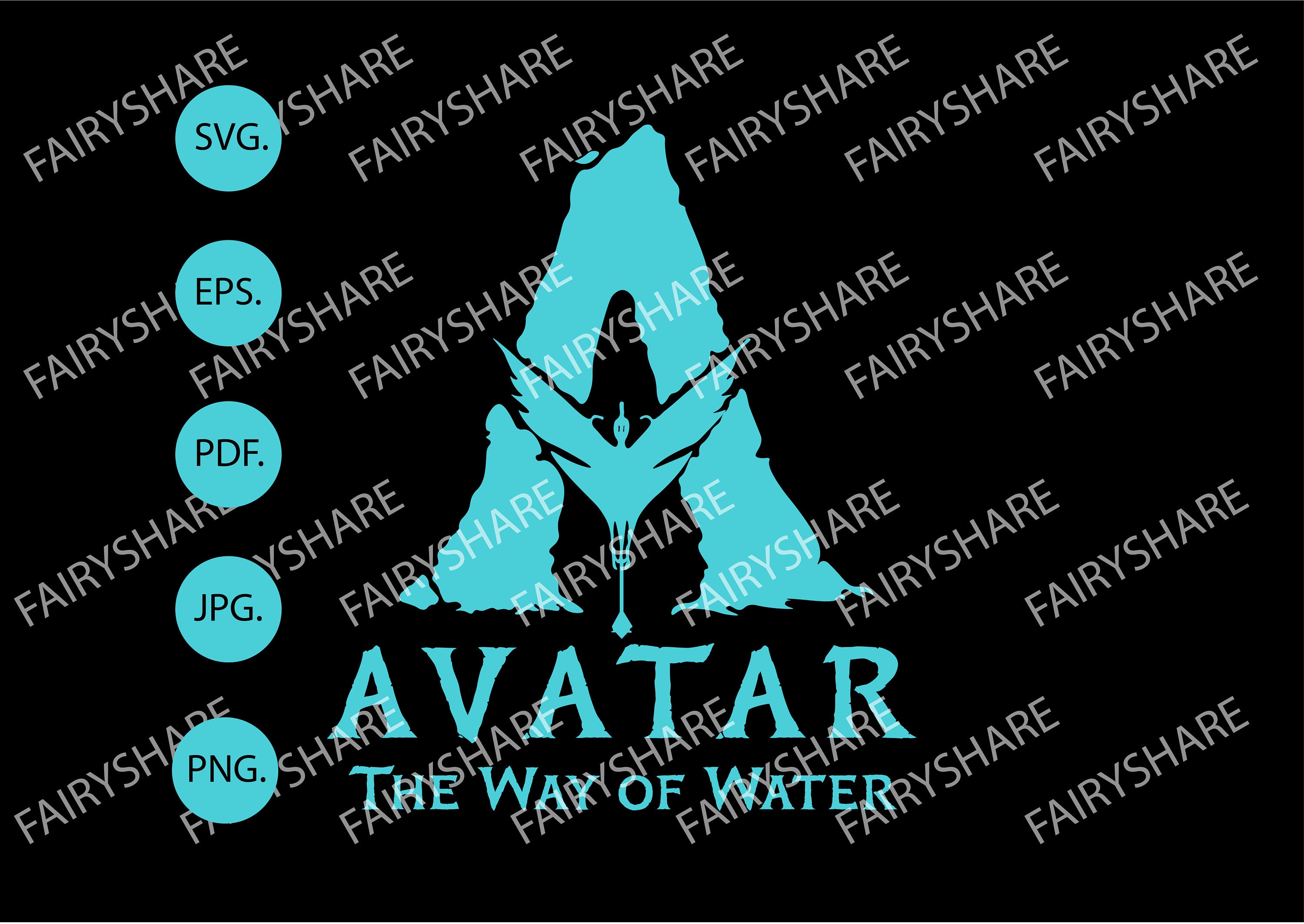 Avatar Logo, Avatar SVG, Avatar the Way of Water Vector, Avatar Print ...