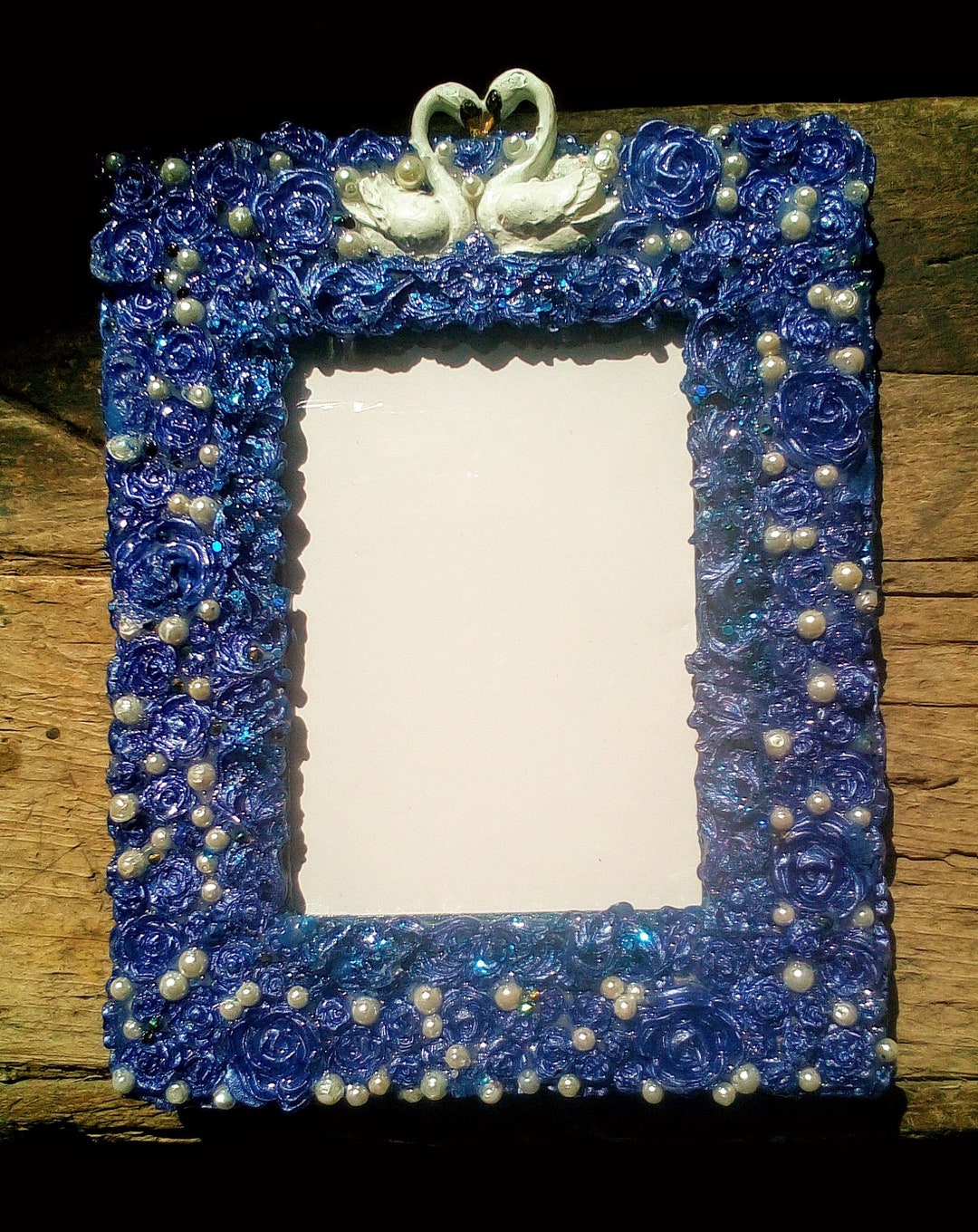 White Swan Couple Decorative Frame 5x7 Beautiful Gift - Etsy