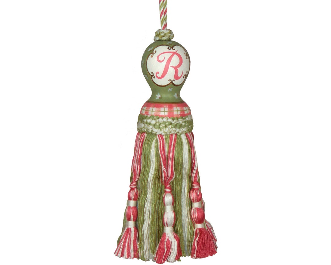 Hand Painted Personalized Tassel With Initials - Etsy