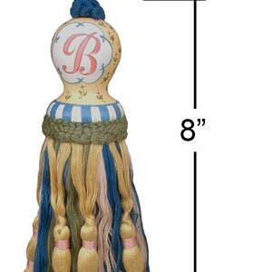 Hand Painted Personalized Tassel With Initial - Etsy