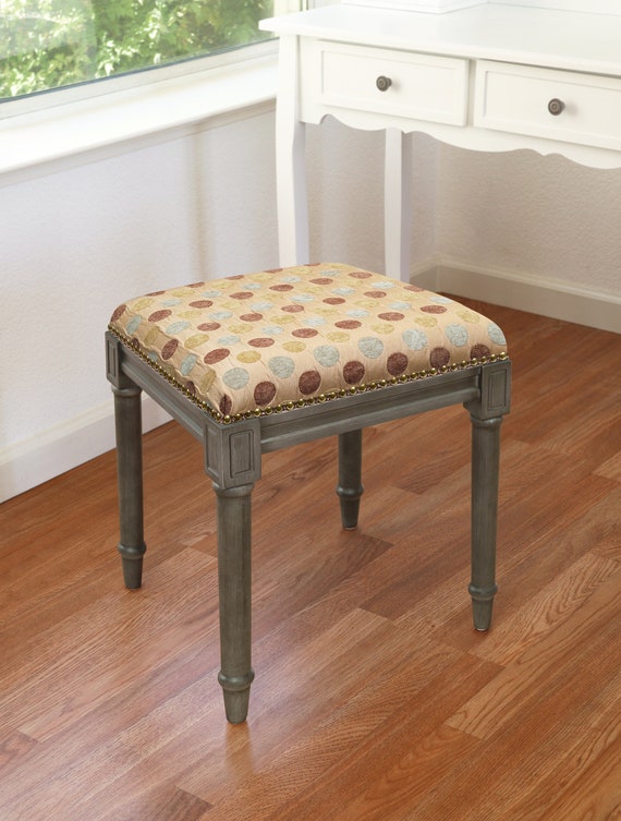 Upholstered accent stool store