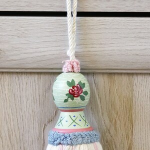 Hand Painted Tassel - Rose - Etsy