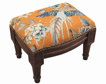 Custom Upholstered Vanity Stool - Etsy