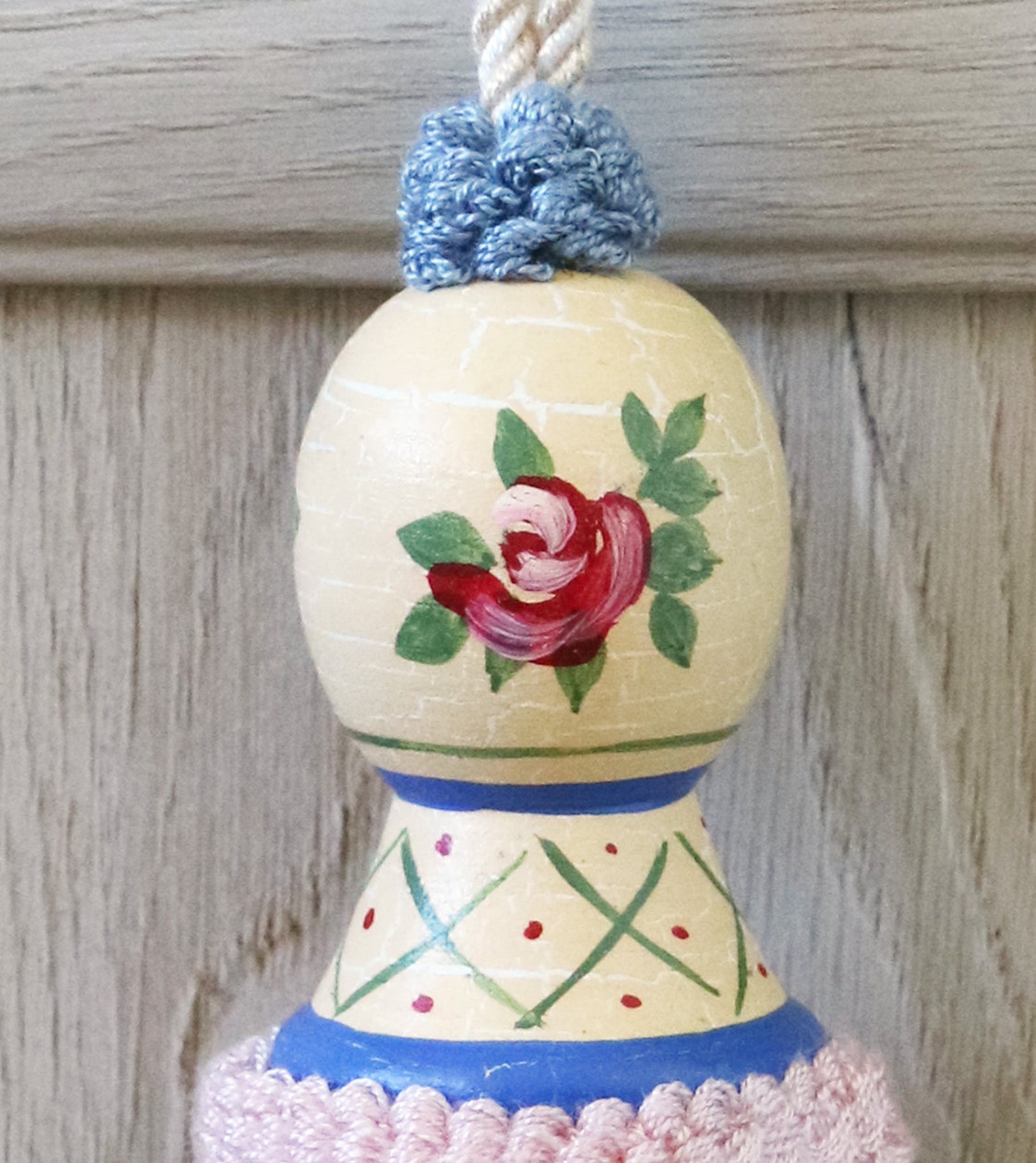 Hand Painted Tassel - Rose - Etsy