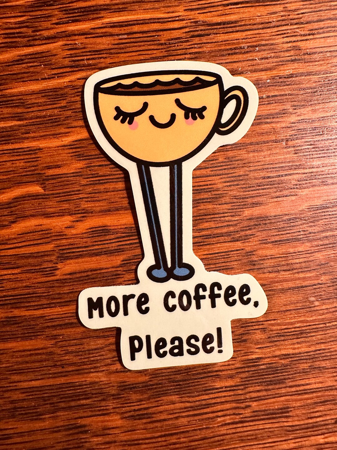 Coffee, Please Sticker - Etsy