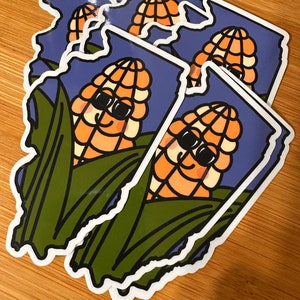 Illinois Sweet Corn Baby Sticker - Etsy