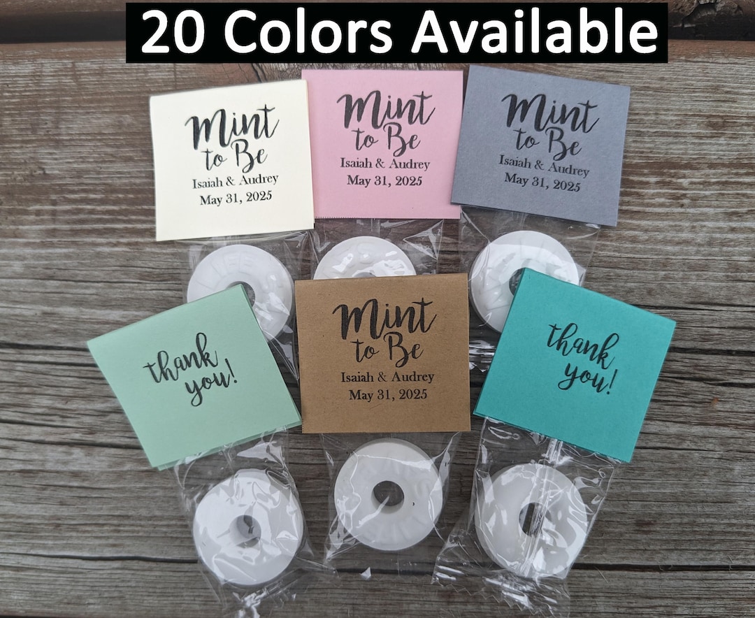 Custom Wedding Mints - Mint to Be, Wedding Favors, Wedding Candy, High ...