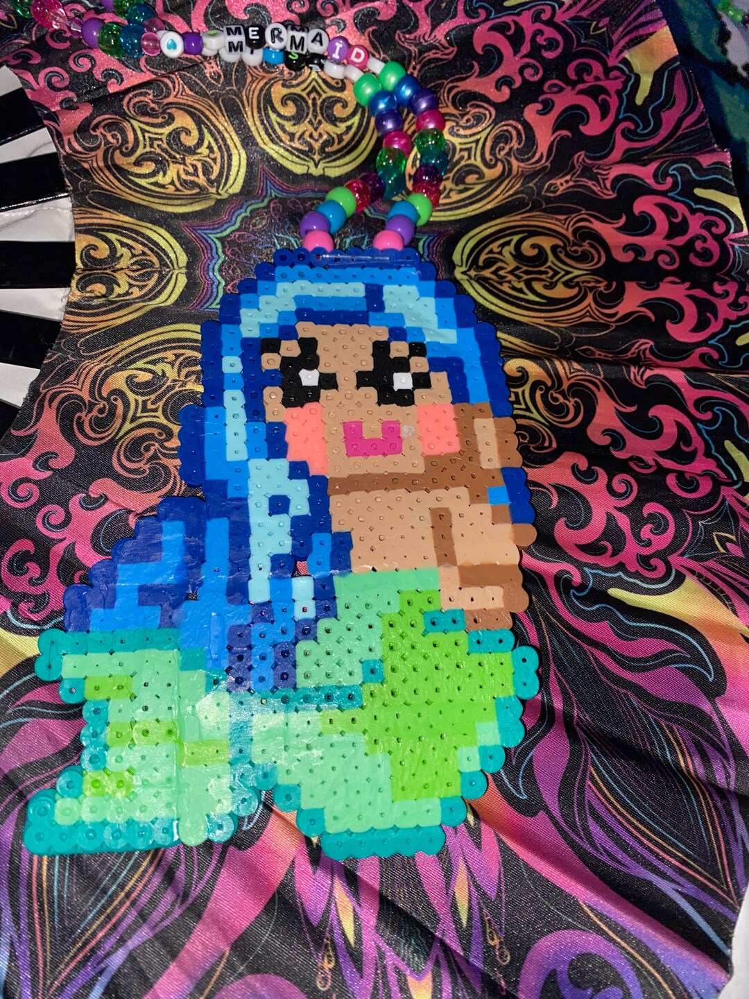 Mermaid Perler | Rave Perler | Festival Accessories | - Etsy