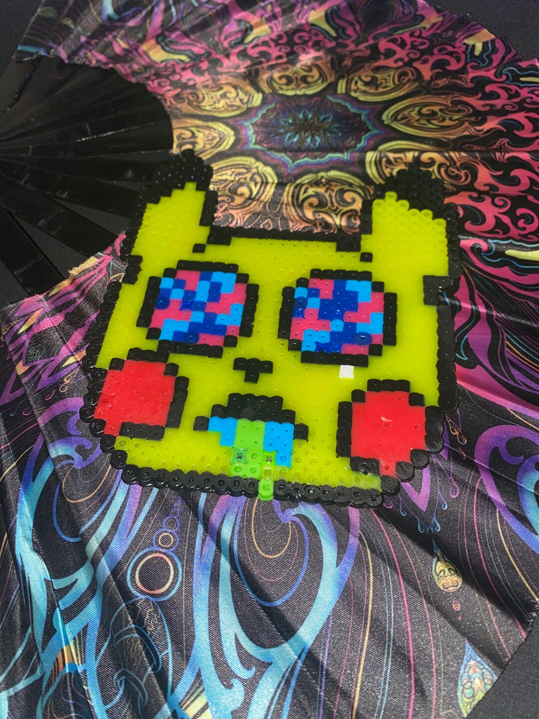 Trippy Pikachu Perler Etsy