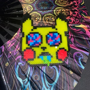 Trippy Pikachu Perler - Etsy