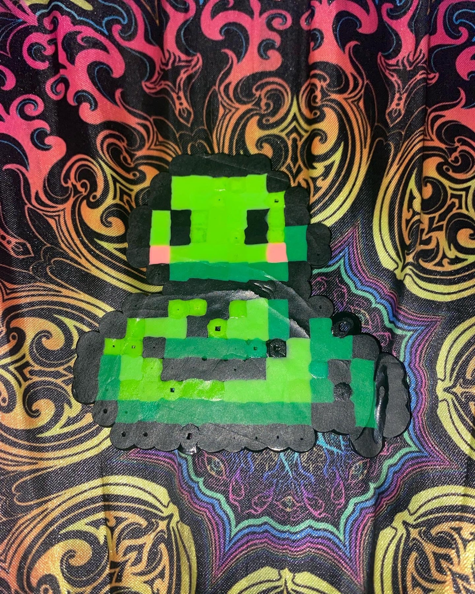 Mini Snake Perler | Perlers | Rave Accessories | - Etsy