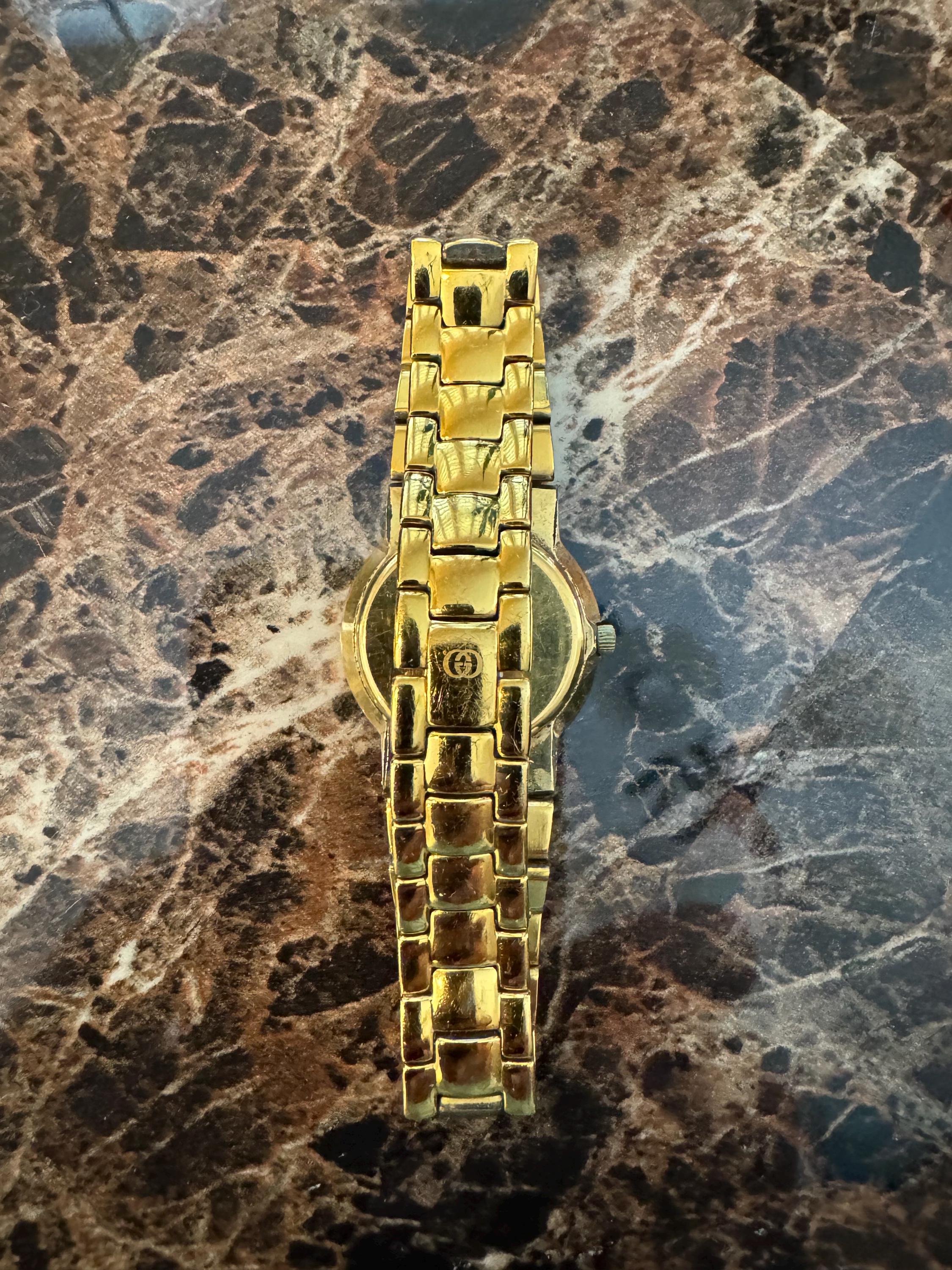 Gucci Vintage Classic 3300.2.L 18K Gold Plated Women's Watch - Etsy