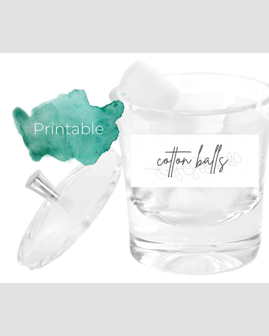 Bathroom Labels | Bathroom Organization | Printable Labels | Printable ...