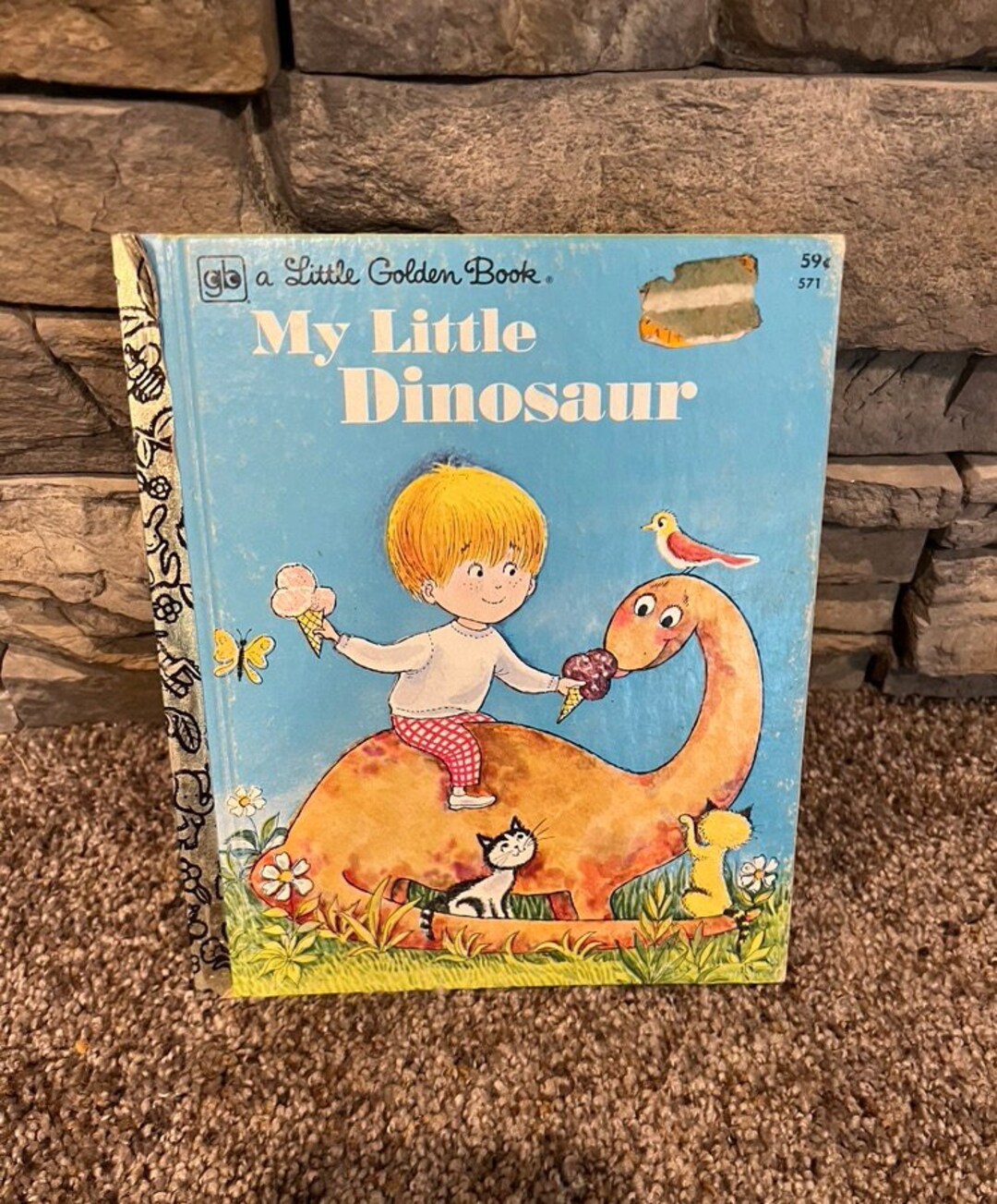 A Little Golden Book My Little Dinosaur Golden Press 1978 HC - Etsy