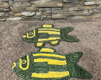 Fish Shaped Mats - Etsy