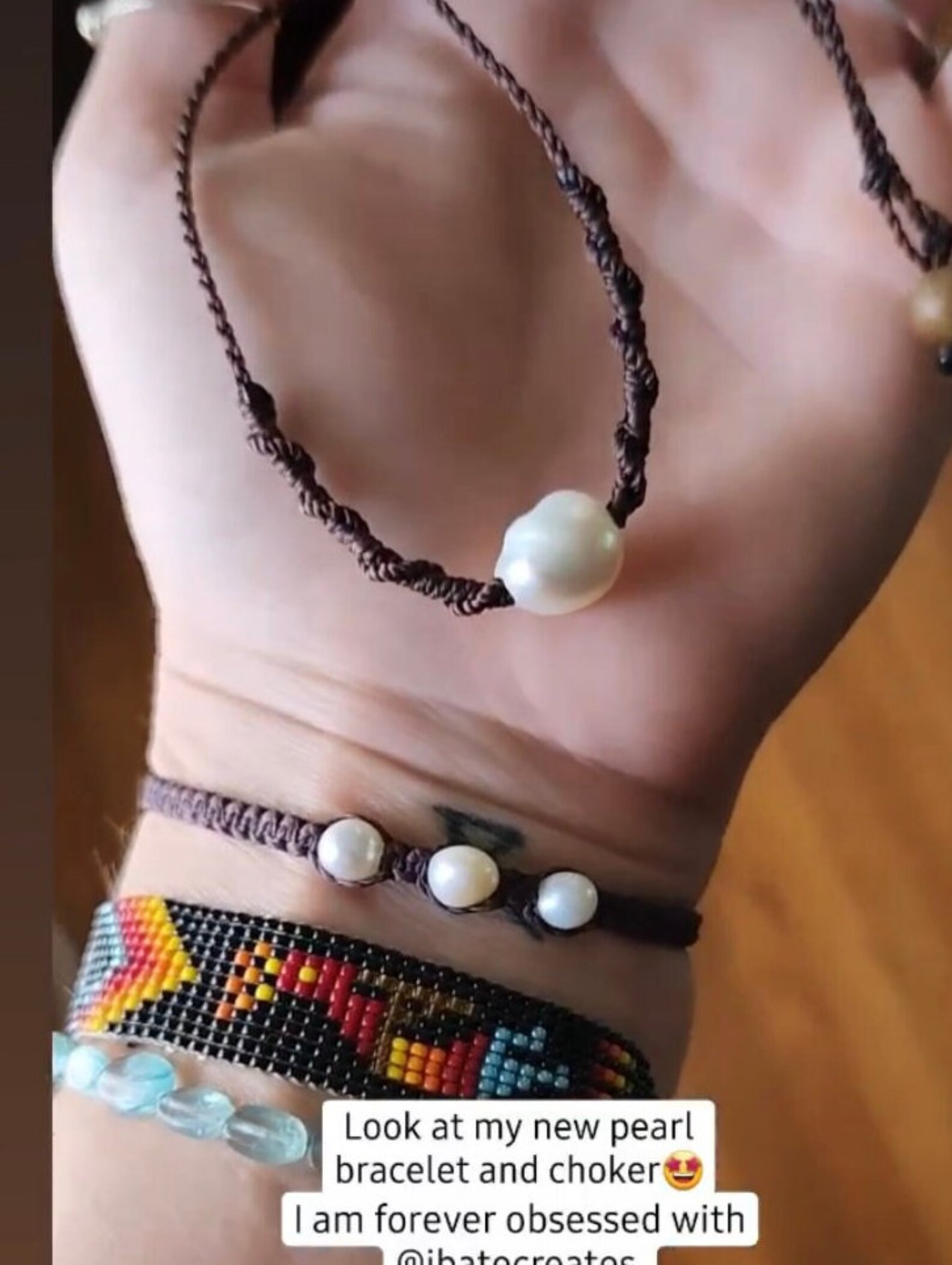 Triple Macrame Pearl Bracelet Real Freshwater Pearls Woven - Etsy