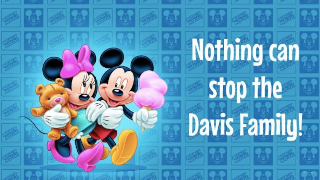 Mickey and Minnie Stroller Tag - Etsy