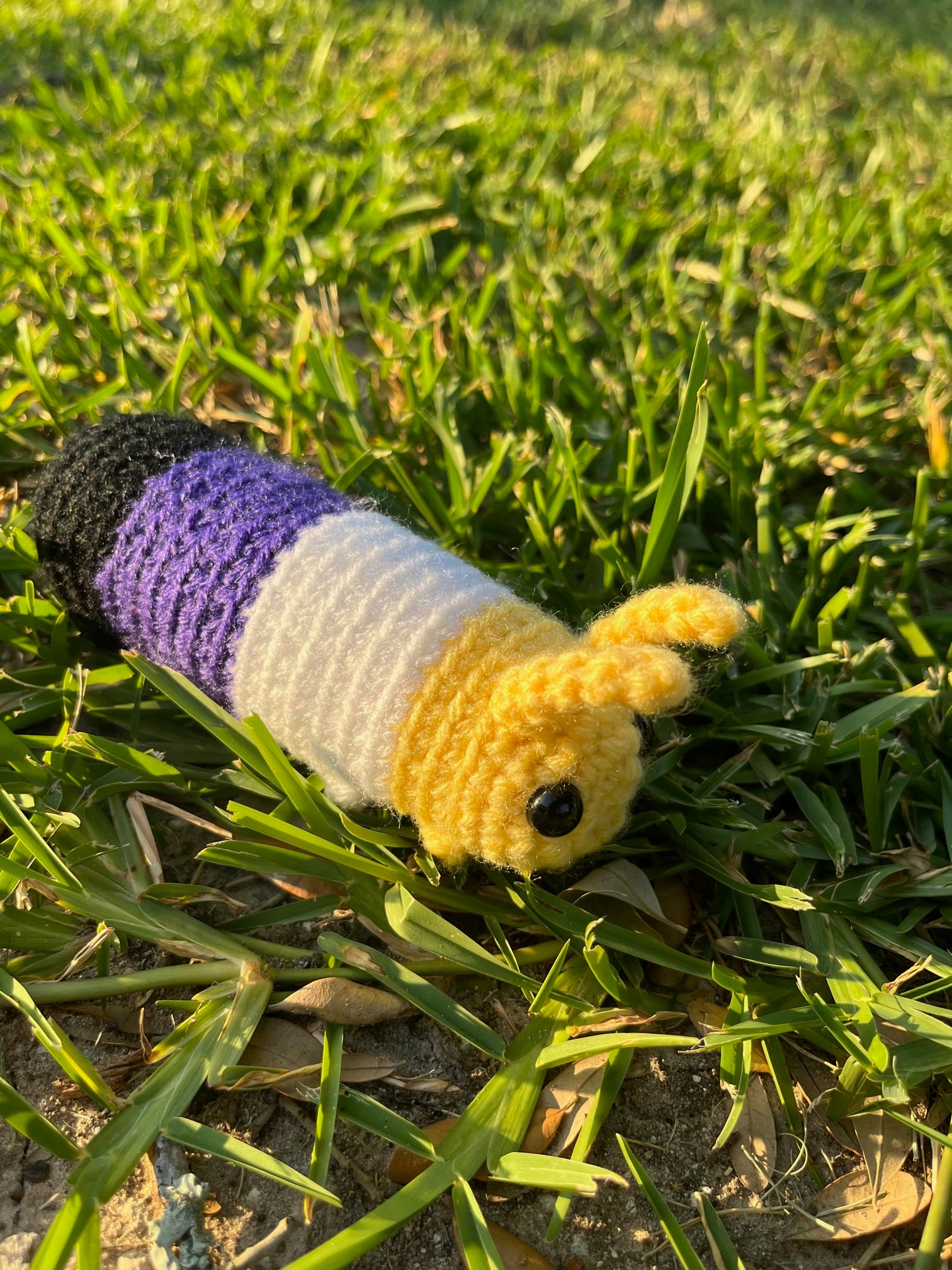 Crochet Pride Caterpillar - Etsy