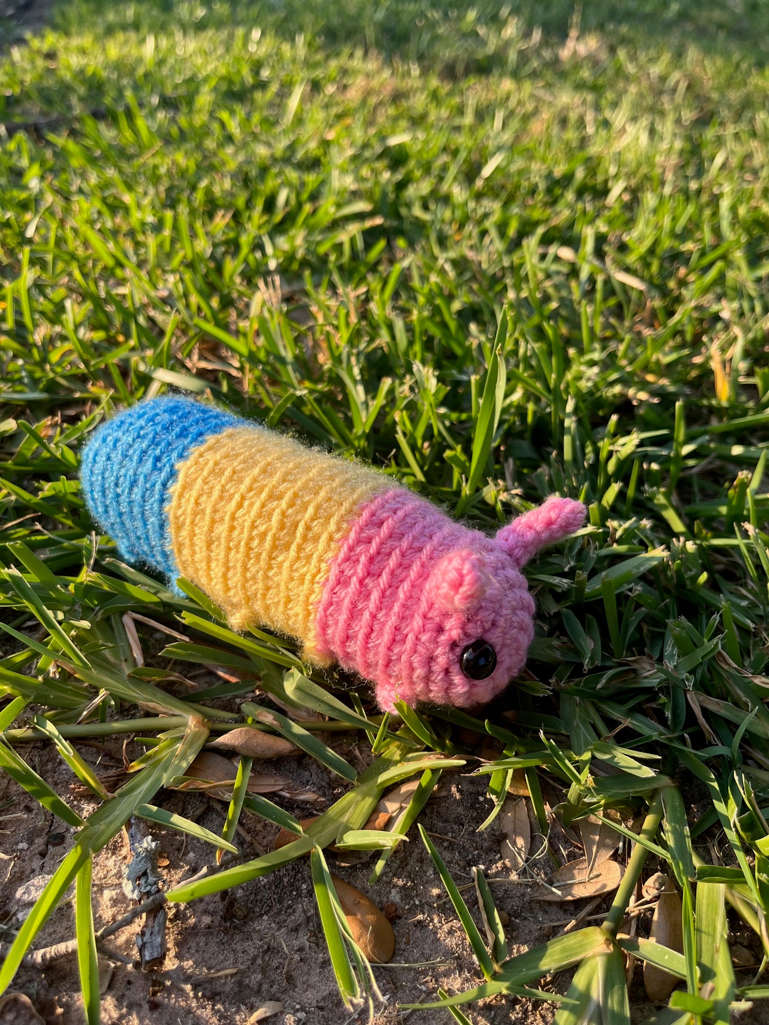 Crochet Pride Caterpillar - Etsy