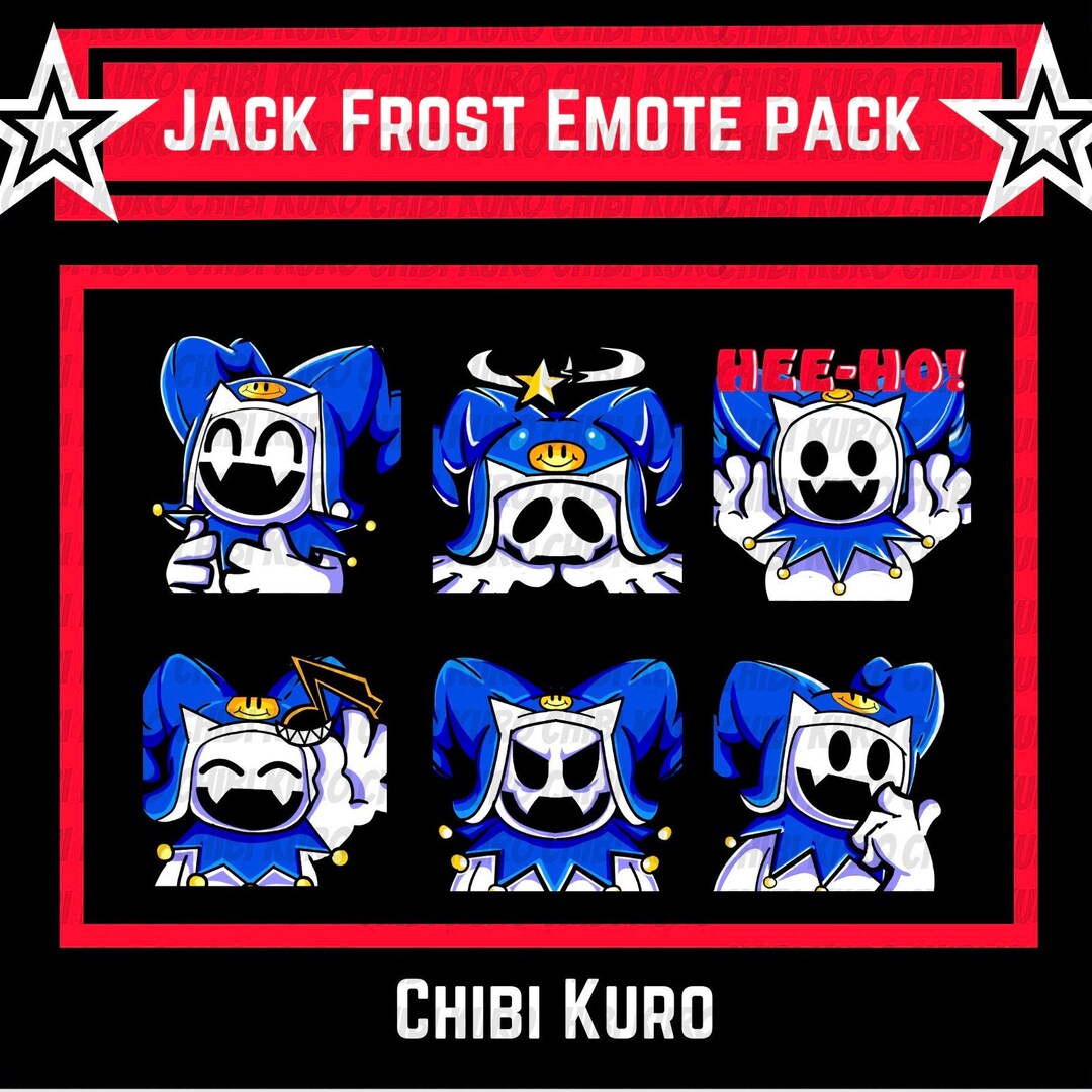 Jack Frost Emotes | P5 | Persona 5 - Etsy