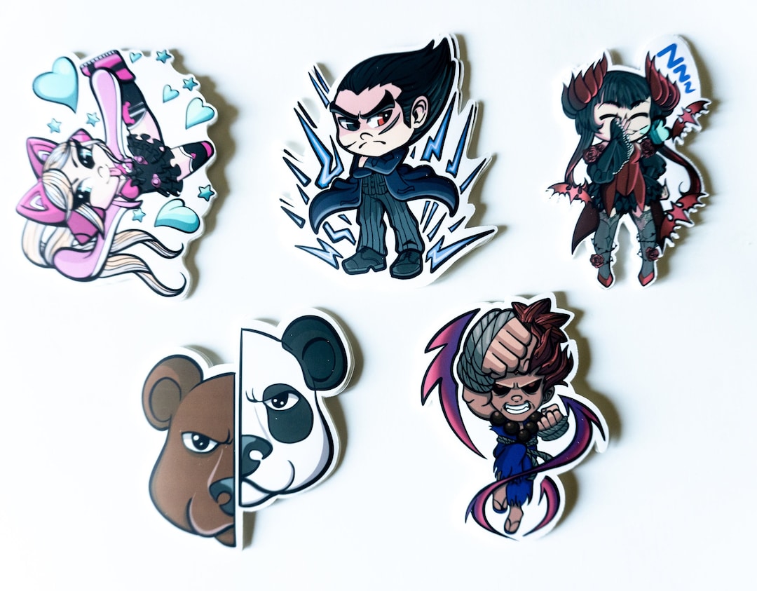 Chibi Tekken Stickers - Etsy